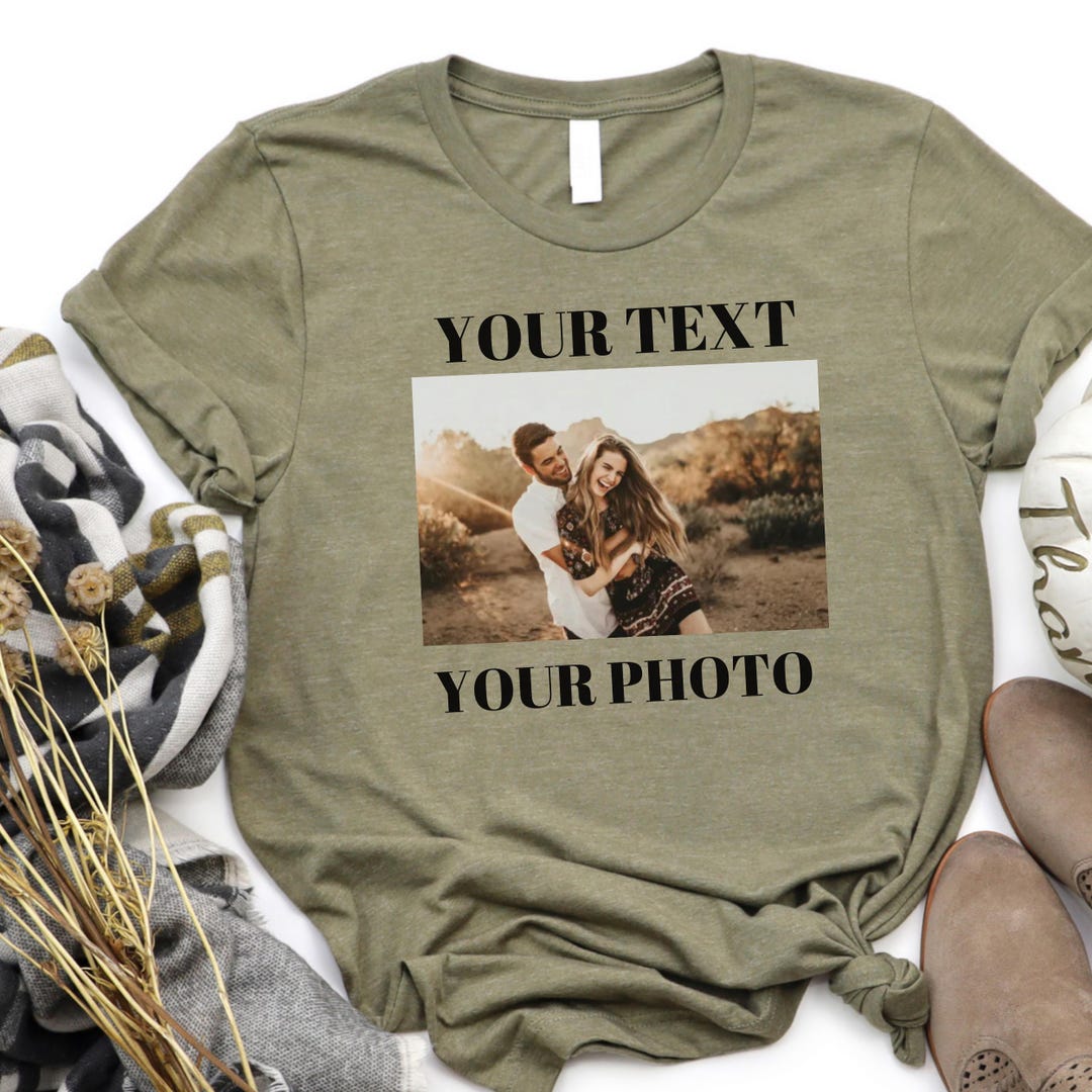Custom Photo Shirt, Custom T-shirt, Custom Picture Shirt, Personalized ...