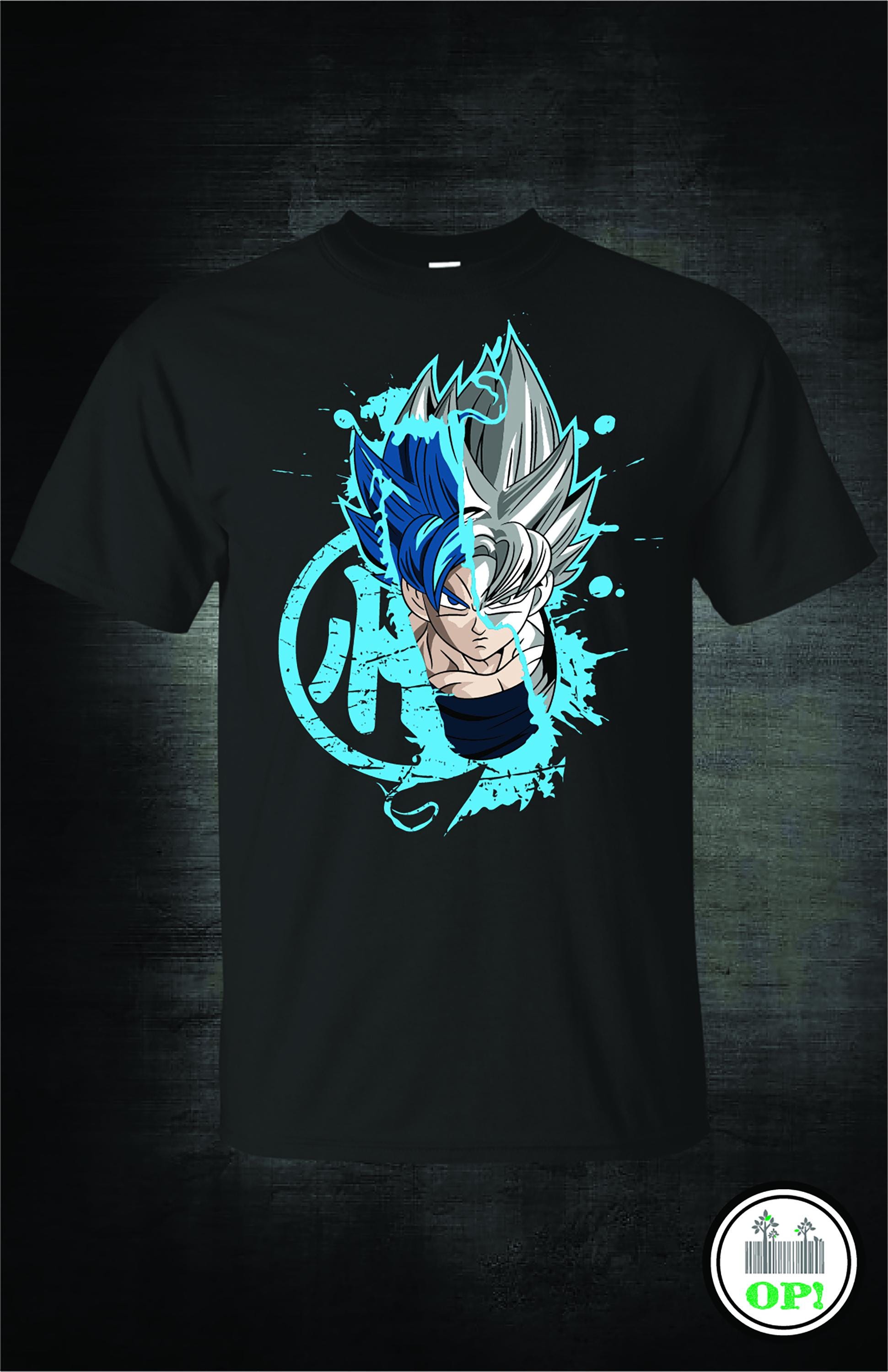 Goku Blue, TSHIRT, SVG, Vector, PNG, Plotter - Etsy