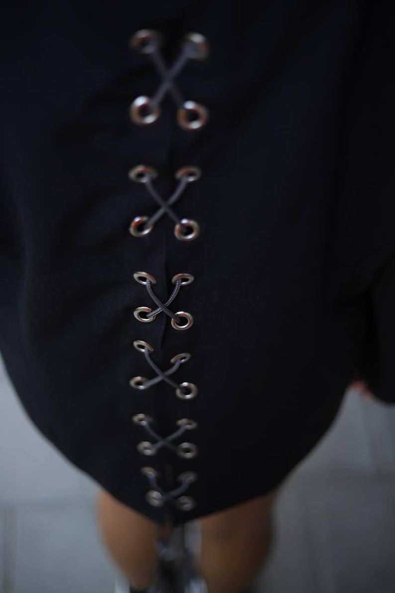 Upcycled Blazer | Handmade Eyelet Lace-up Back, Reworked Jacket - Etsy