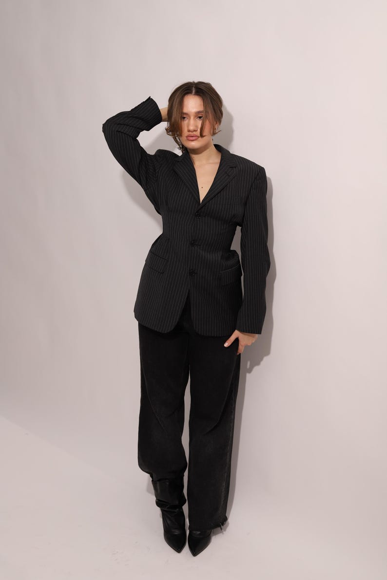 Modern Timeless Tailored Chic Women's Blazer / Reworked Vintage Style ...