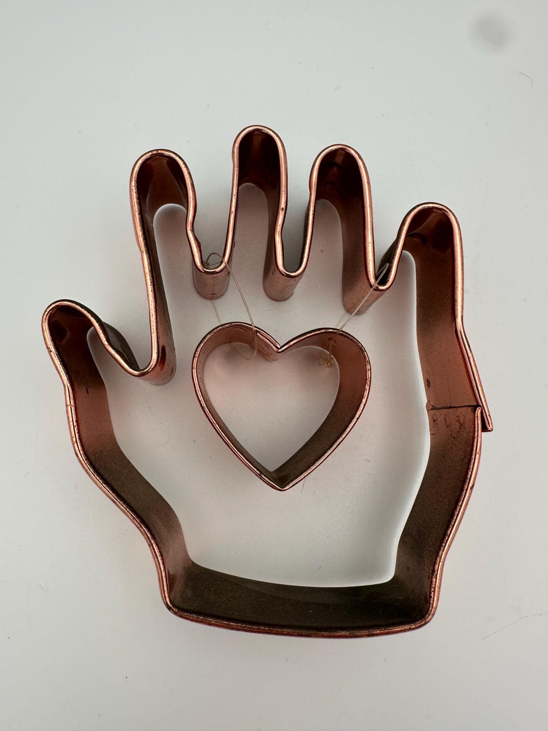 Vintage Wilton Copper Heart and Hand Cookie Cutter Sets Unused - Etsy