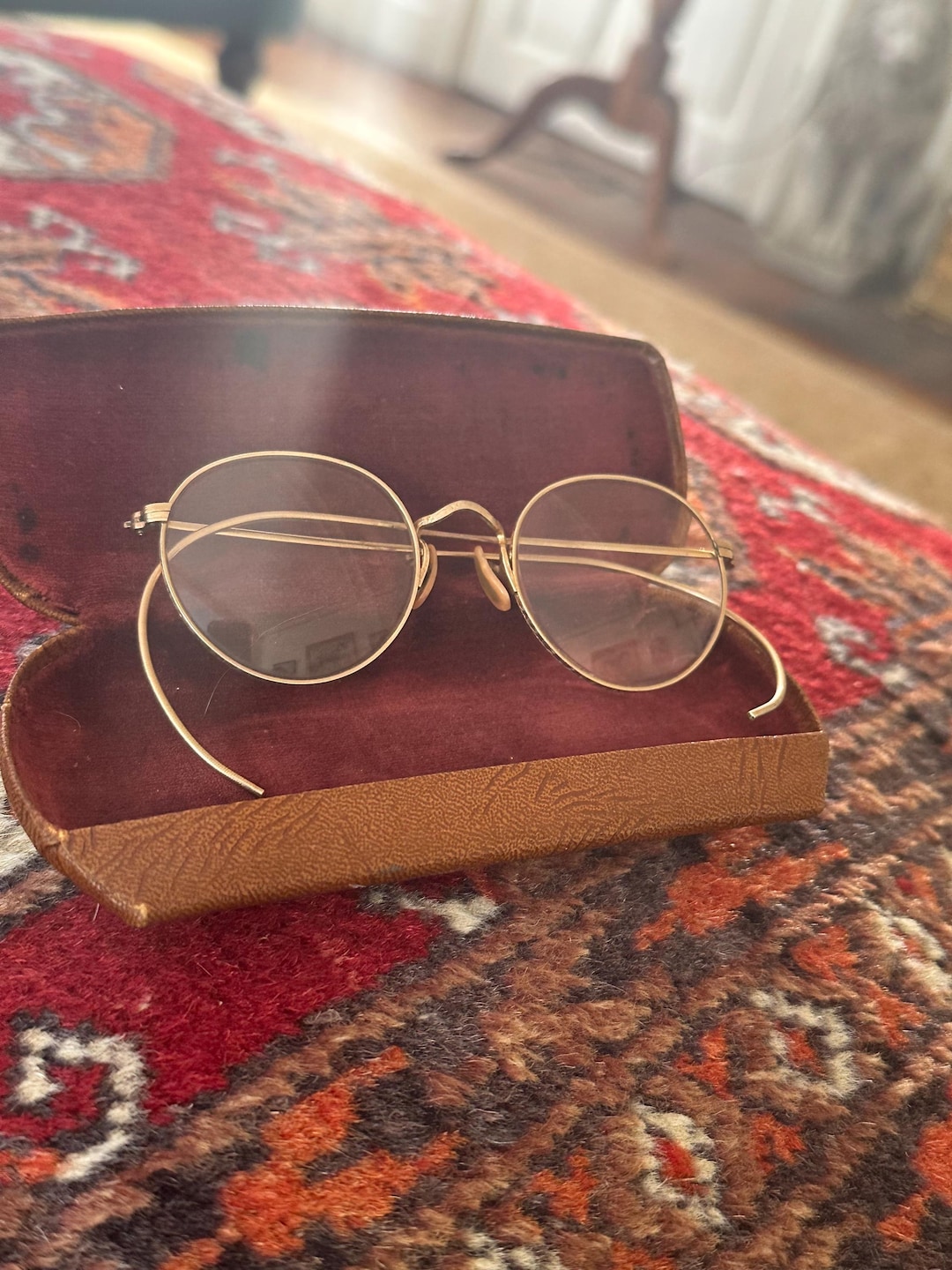 Antique Etched Wire Framed 1/10 12k GF Eyeglasses 1920s Vintage - Etsy