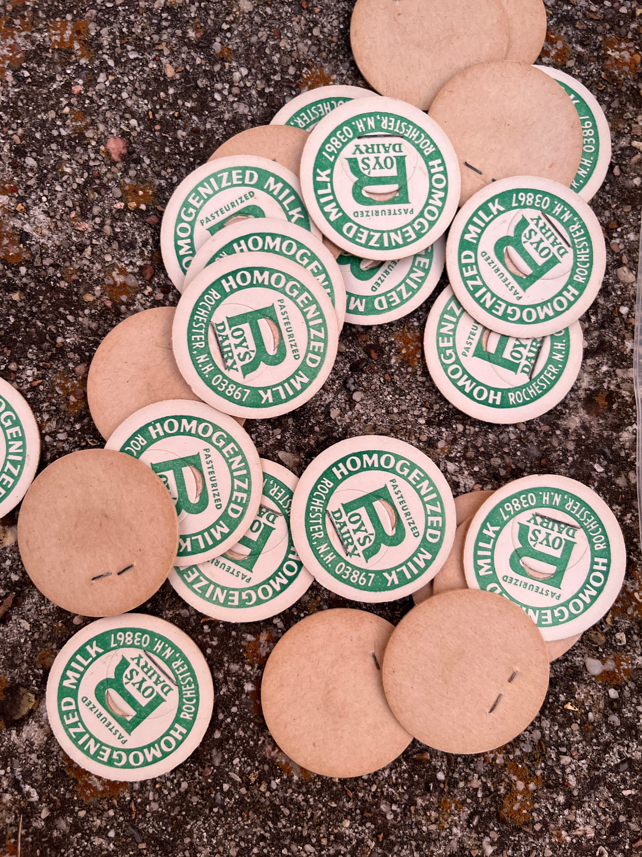 Vintage Milk Dairy Caps, Milk Bottle Caps, Assortment - Etsy