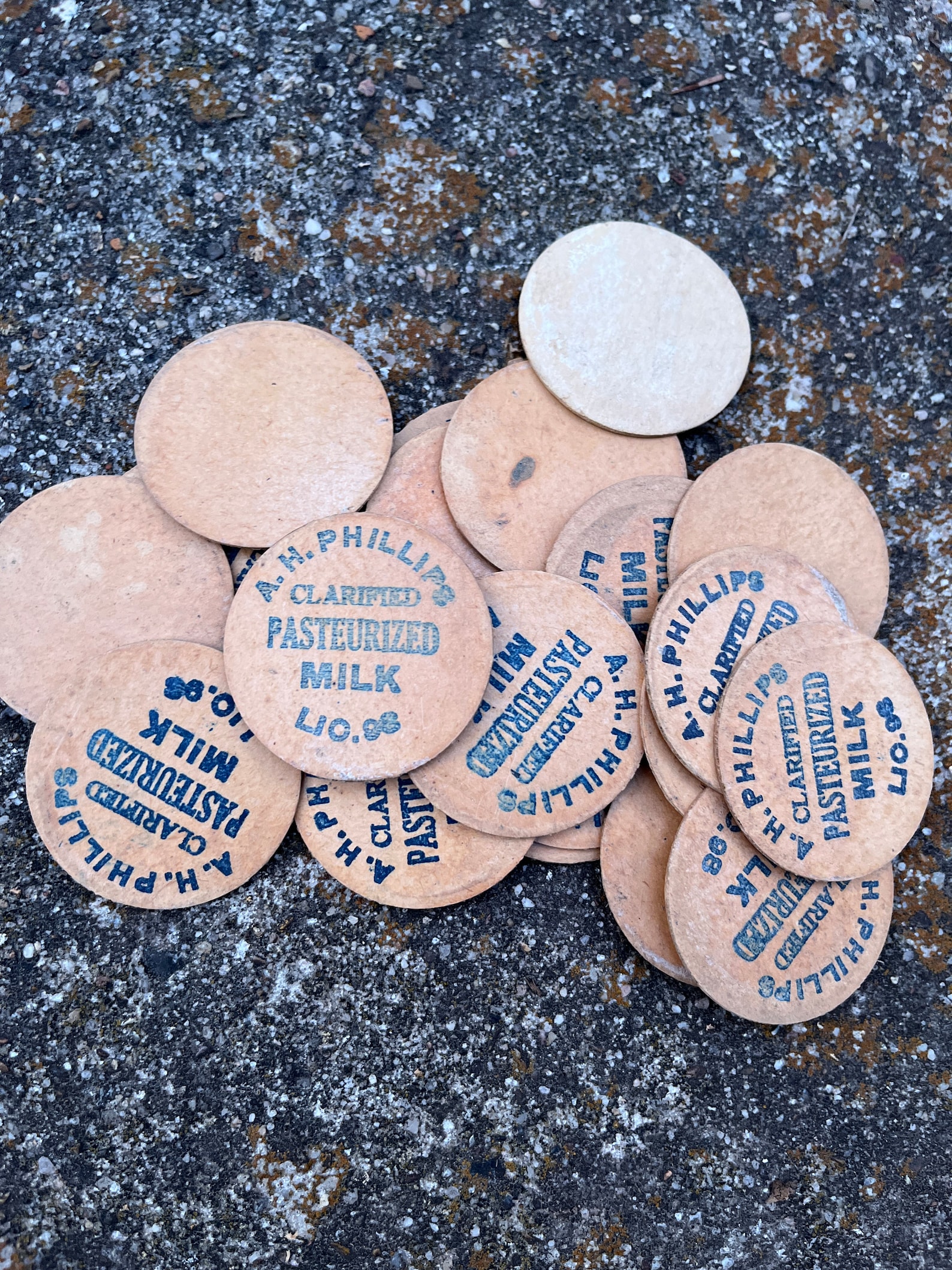 Vintage Milk Dairy Caps, Milk Bottle Caps, Assortment - Etsy