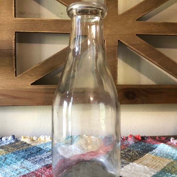 Vintage Milk Bottle - Etsy