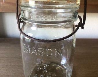 Star Mason Jar - Etsy