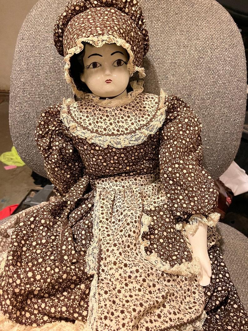 1950s Dolly Madison Style, Rare, Extra-large Doll, Bisque, Porcelain ...