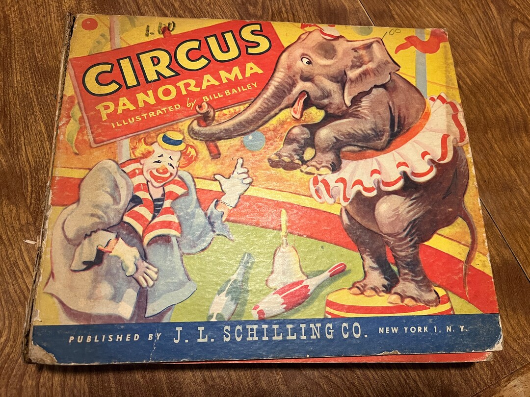 Ringling Brothers Circus Panorama, Promotional Book, 1946, Bill Bailey ...