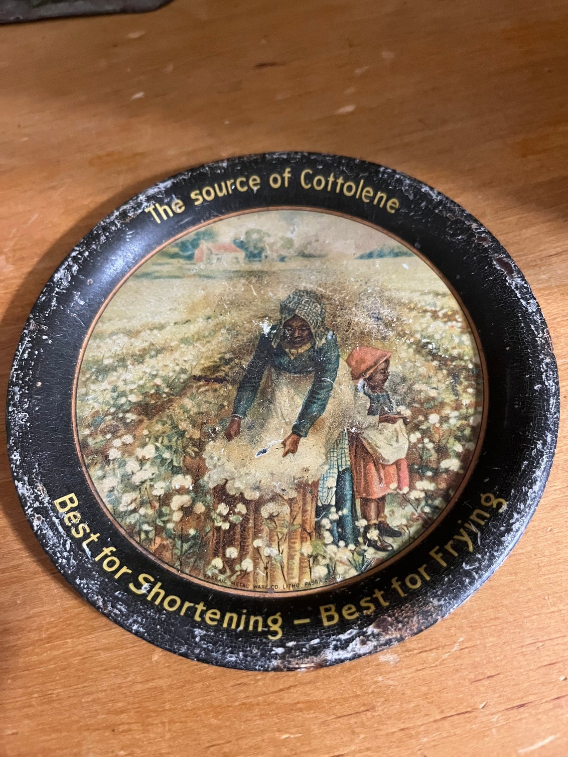 Cottolene Shortening Vintage Tip Tray, Metal Tray, Advertising - Etsy