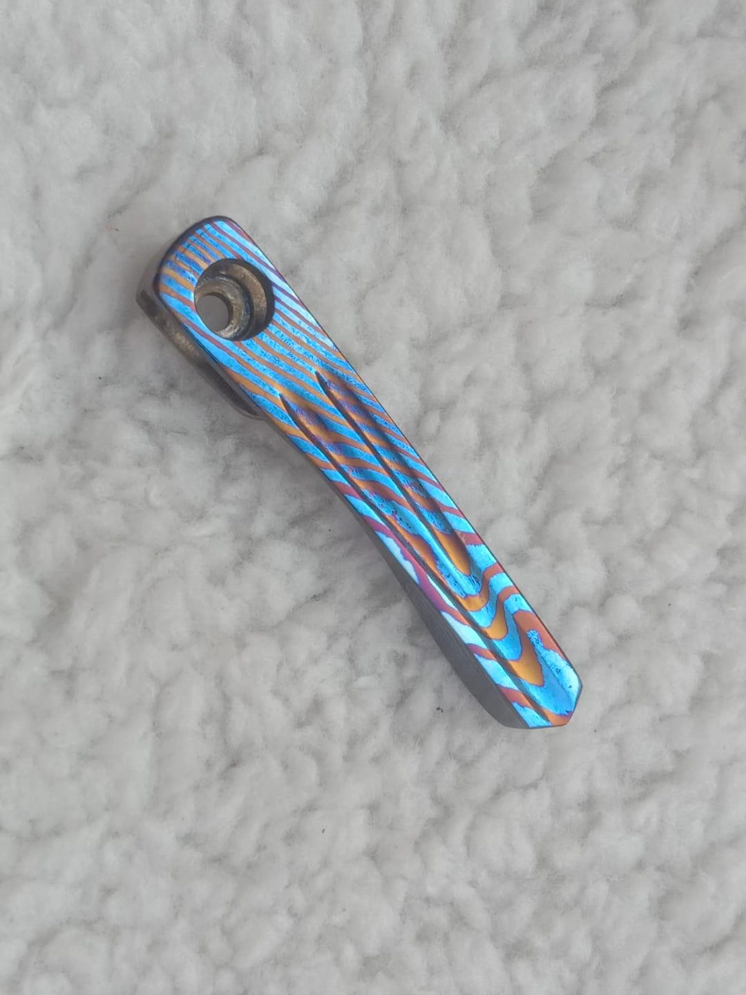 Chris Reeve Large Sebenza 31 Deep Carry Timascus (mokuti) Pocket Clip ...