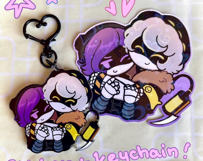 N X Uzi Keychain & Sticker - Etsy