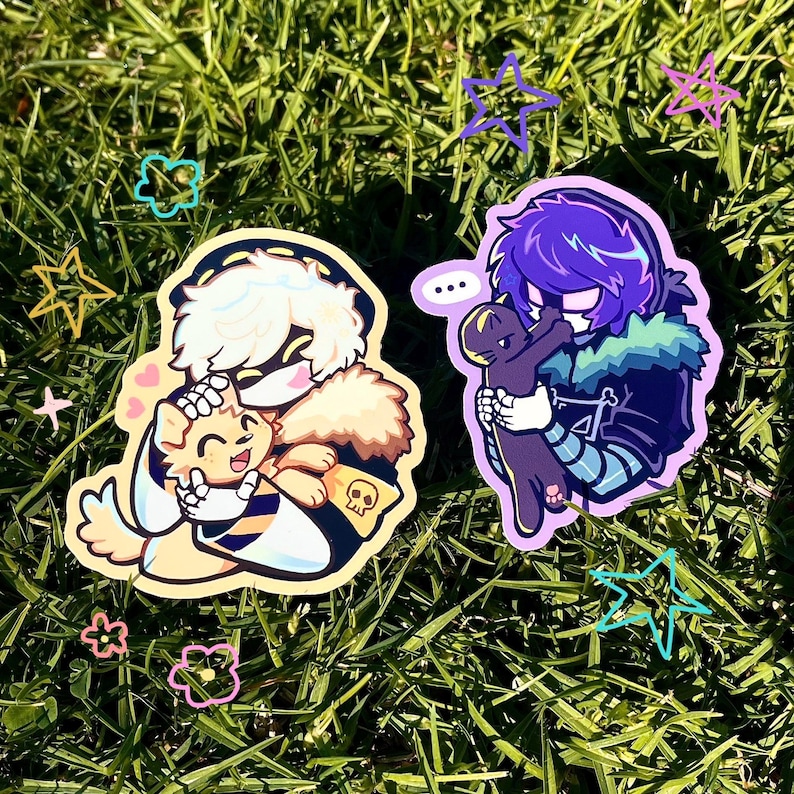 N & Uzi Stickers - Etsy