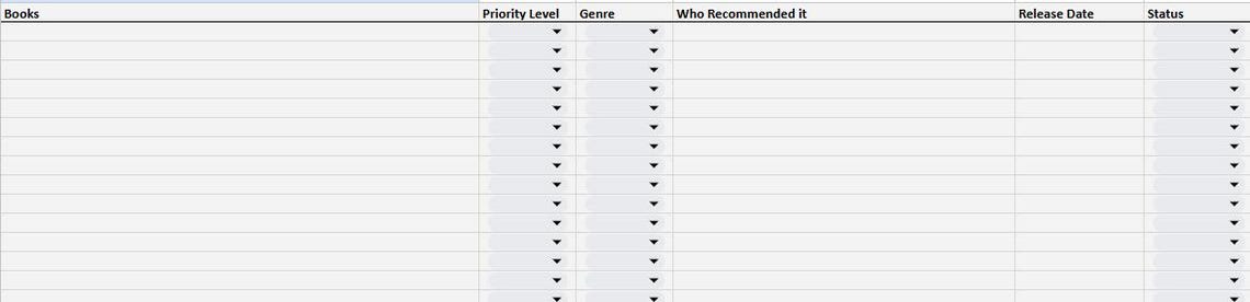 Basic Book Tracker Spreadsheet Summary Dashboard | Reading Log | TBR ...