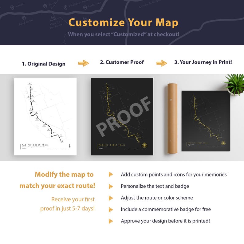 Marangu Route Map | Kilimanjaro Hiking Poster, Trail Map Art ...