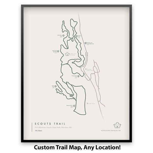Personalised Trail Maps - Etsy UK
