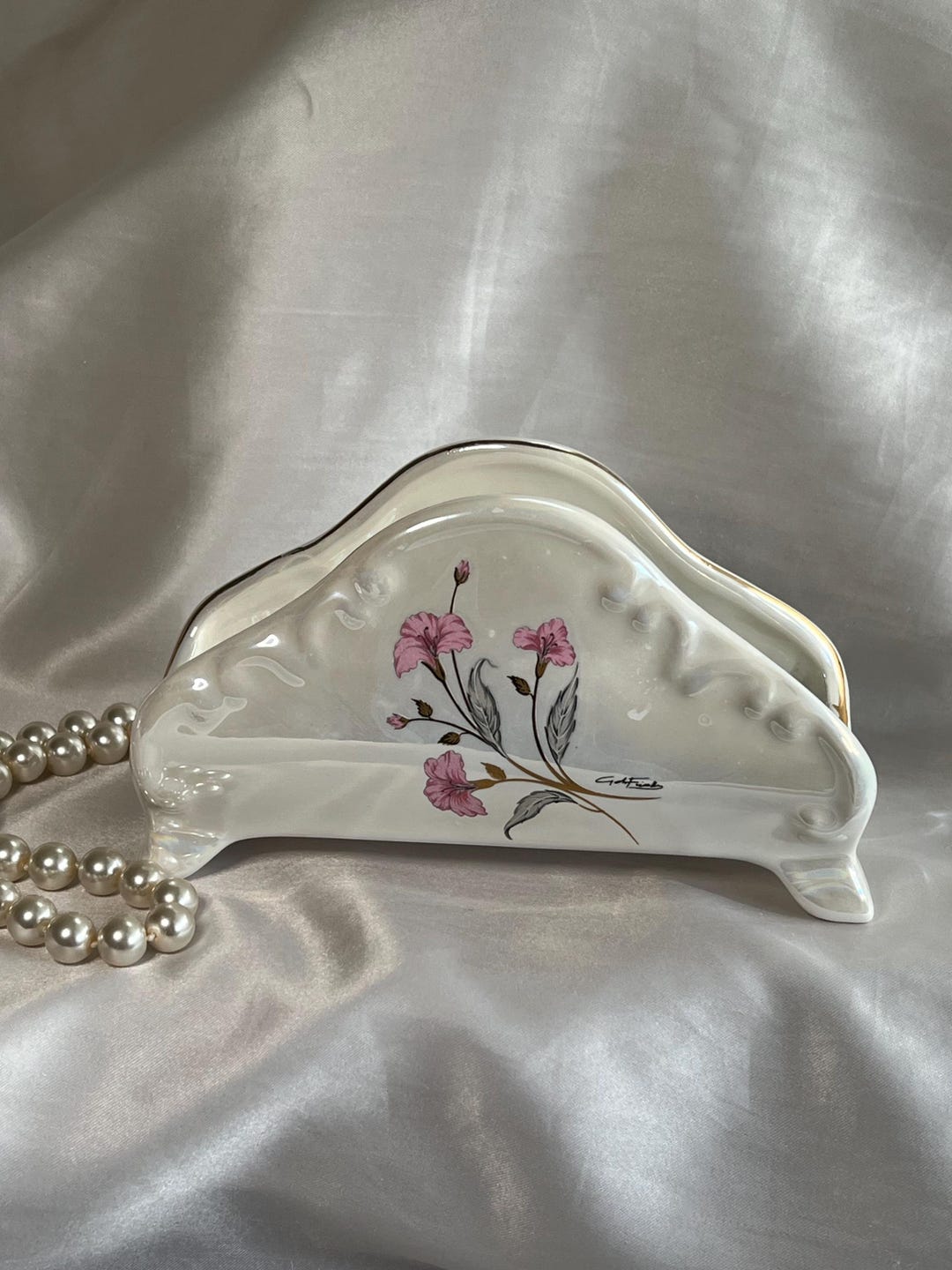 Vintage Italian Ceramic Letter Holder, Napkin Holder - Etsy