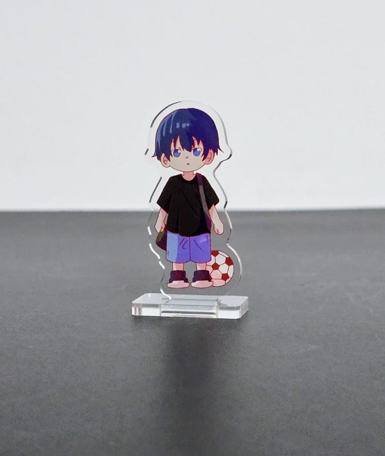 Blue Lock Mini Acrylic Stand | Isagi Chibi Standee | Anime Merch Gift ...