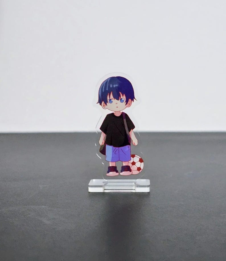 Blue Lock Mini Acrylic Stand | Isagi Chibi Standee | Anime Merch Gift ...