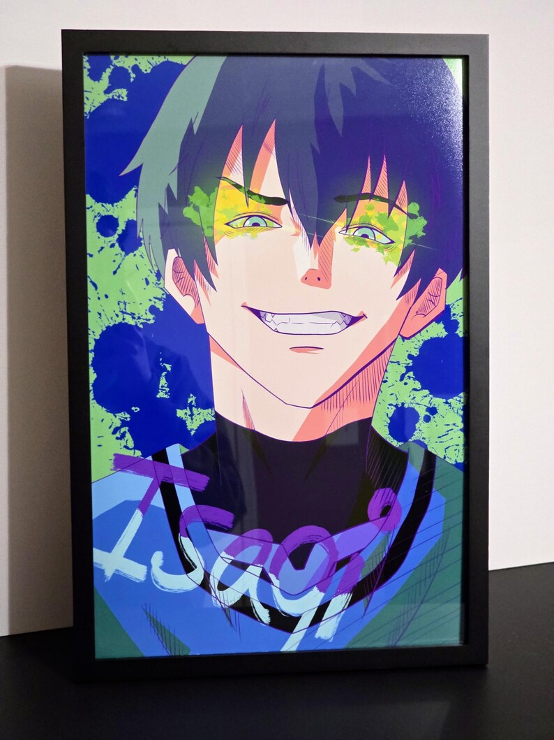 Isagi From Blue Lock Print - Etsy