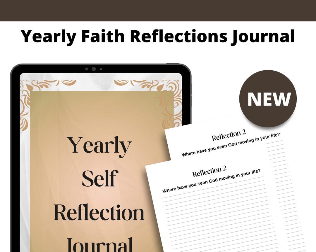 Yearly Bible Study Journal, Daily Bible Journal With Prayer Sections ...