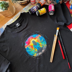 Hand-painted Custom T-shirt: Personalized Design Painted Clothing - Etsy