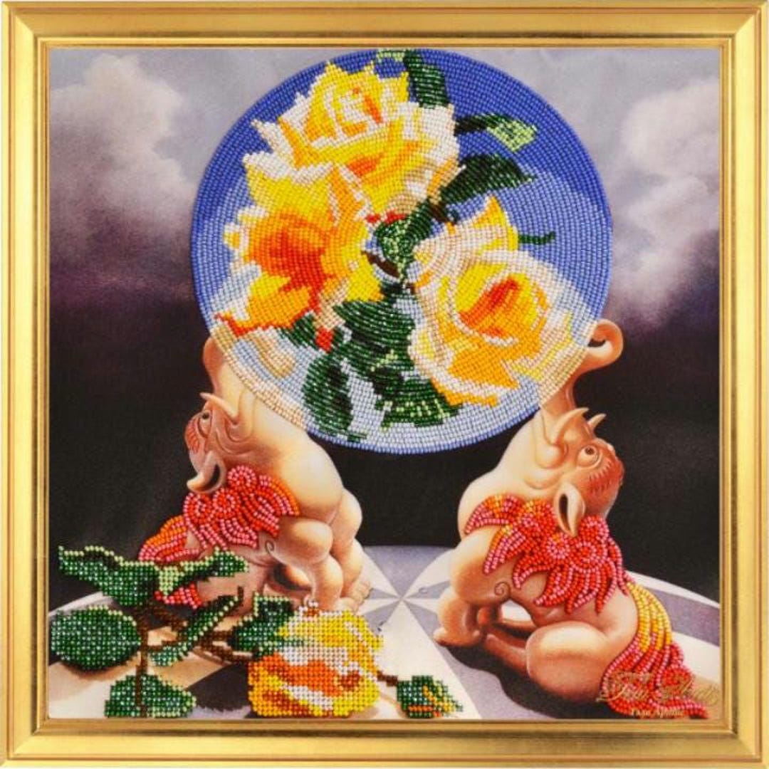 Bead Embroidery Kit "sphere of Luck". TA NG 034 - Etsy