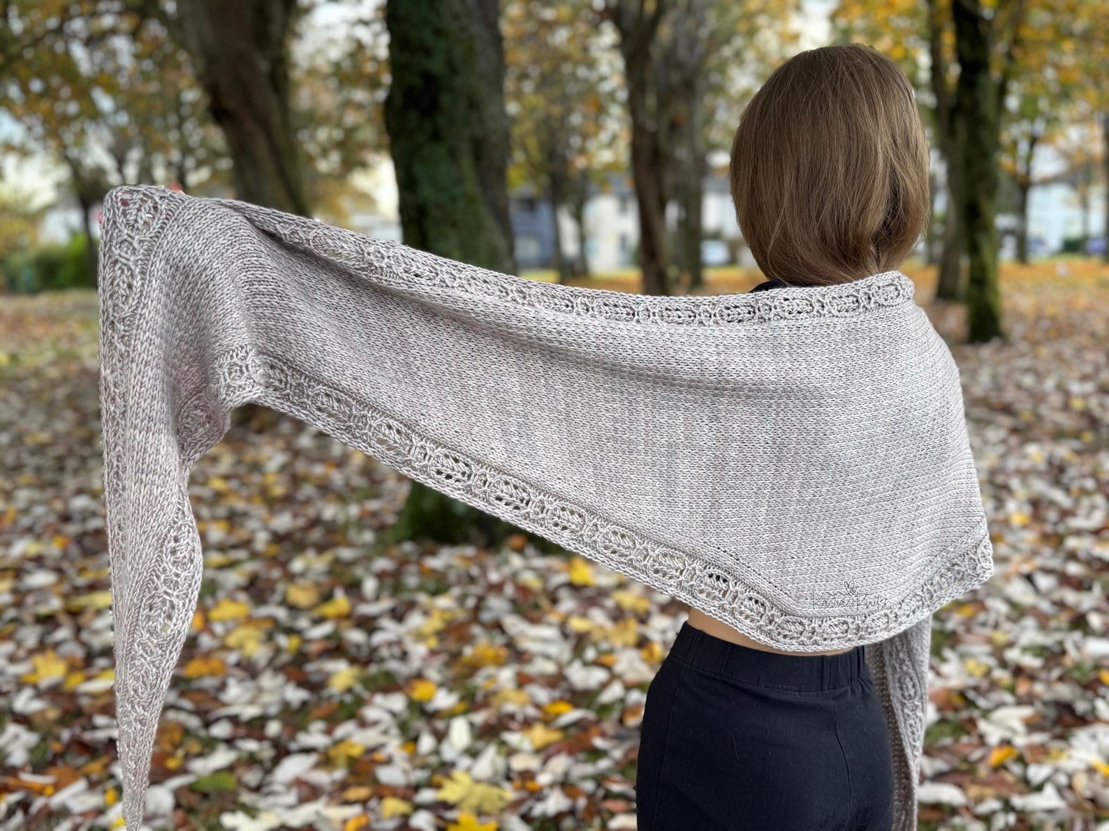 Textured Hooded Shawl Knitting Pattern: Delicate Lace Wrap Hood (PDF ...