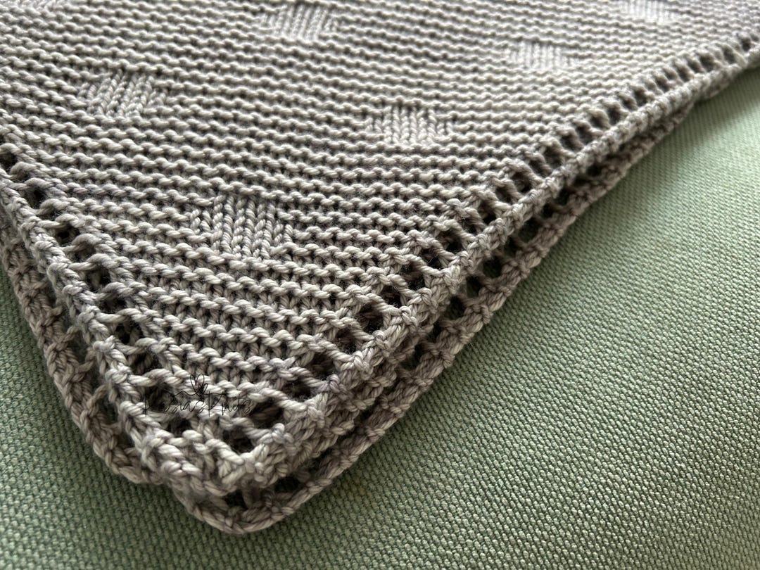 Dotty Dreams Baby Blanket Knitting Pattern: Easy Textured Knit (english ...