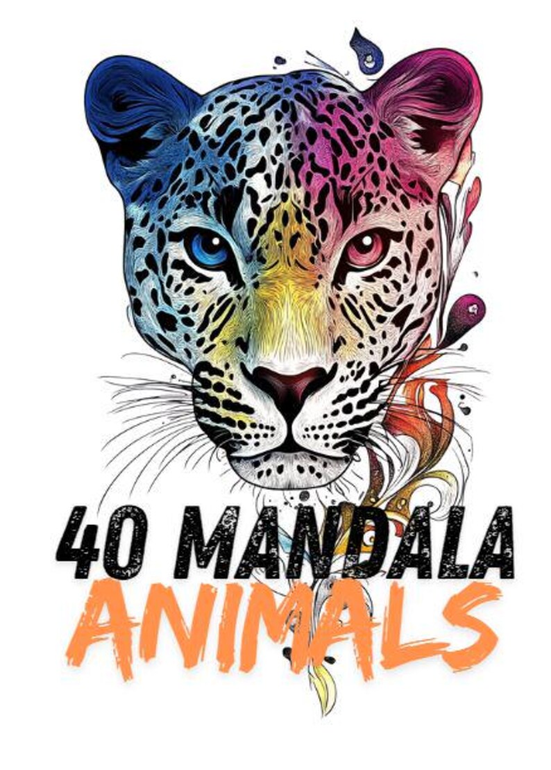 40 Mandala Animals A Mandala Coloring for Teens and Adults - Etsy