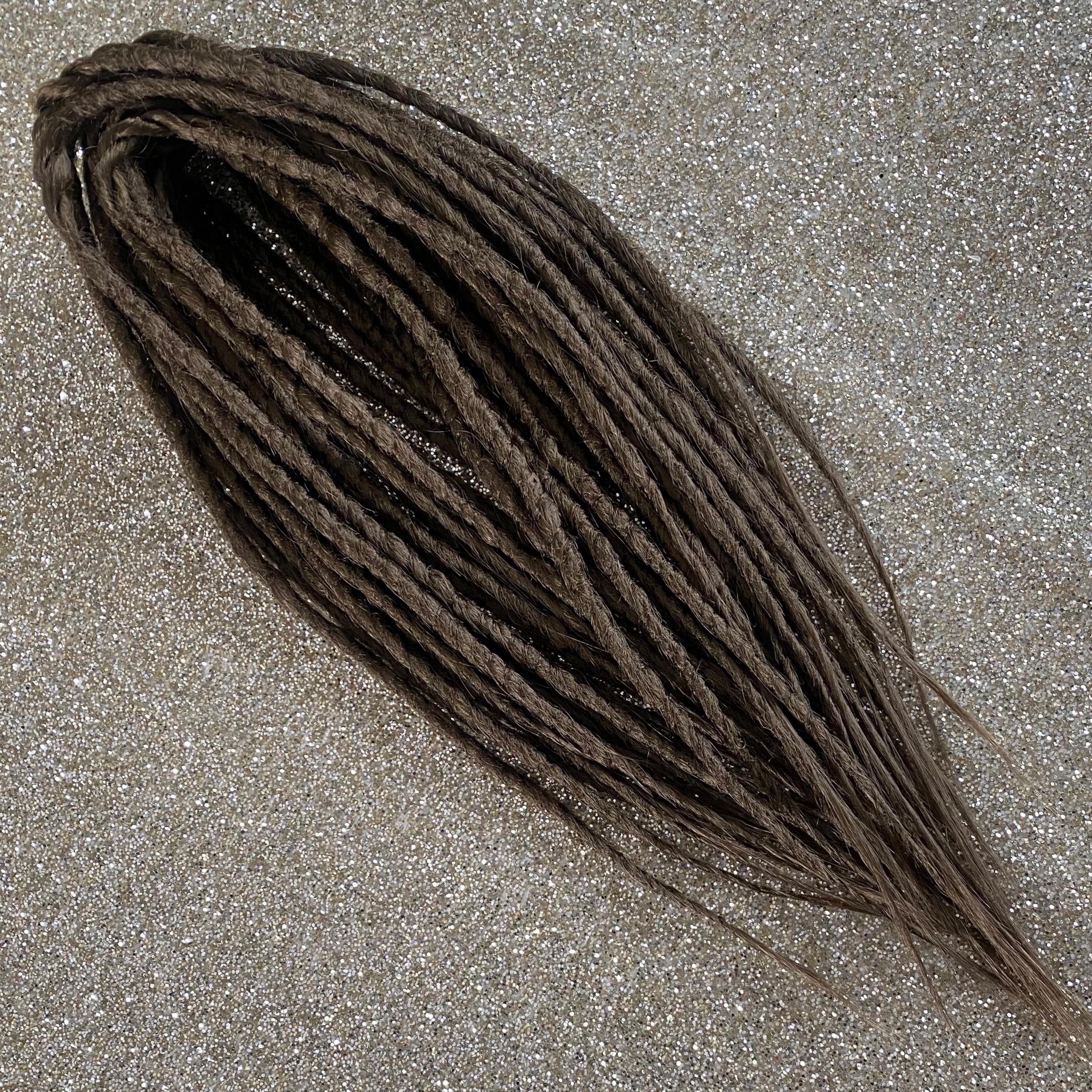 Short Synthetic Dreadlocks Hair Extensions for Men - Viking Style ...