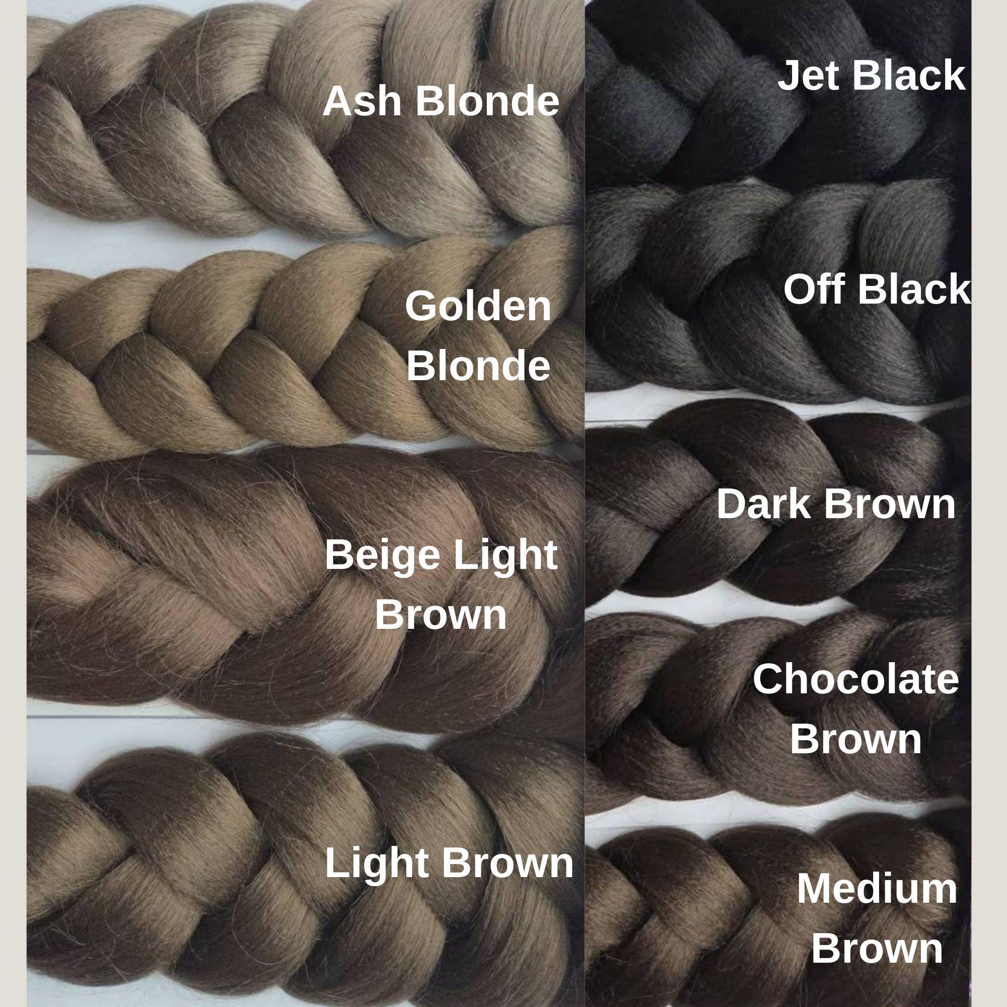 Short Synthetic Dreadlocks Hair Extensions for Men - Viking Style ...