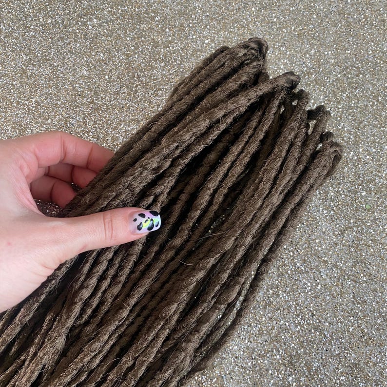Short Synthetic Dreadlocks Hair Extensions for Men - Viking Style ...