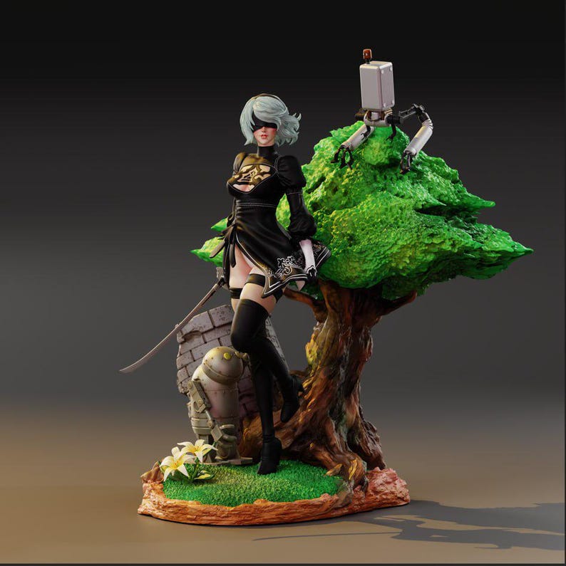 3D Model STL File: Printable Girl Figure - NSFW and SFW Options - Etsy