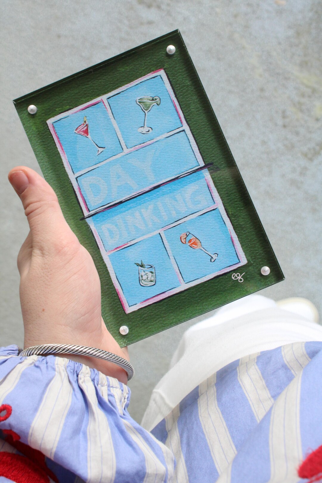 The "day Dinking" Pickleball Court Print - Etsy