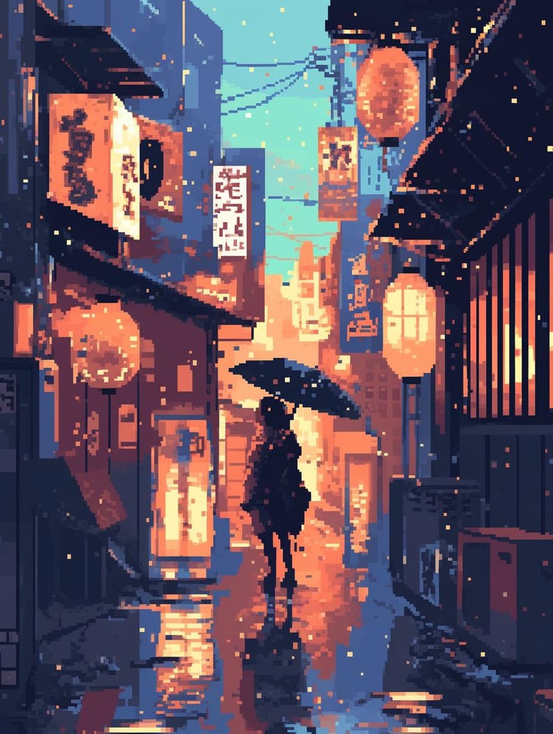 8-bit Pixel Art: Nostalgic Retro Gaming Room Decor - Etsy