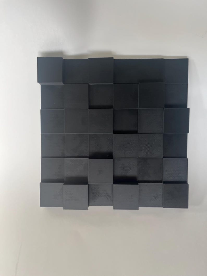 Acoustic Sound Diffuser Panel 3D Printed. 3D Wall Panel Offered in ...