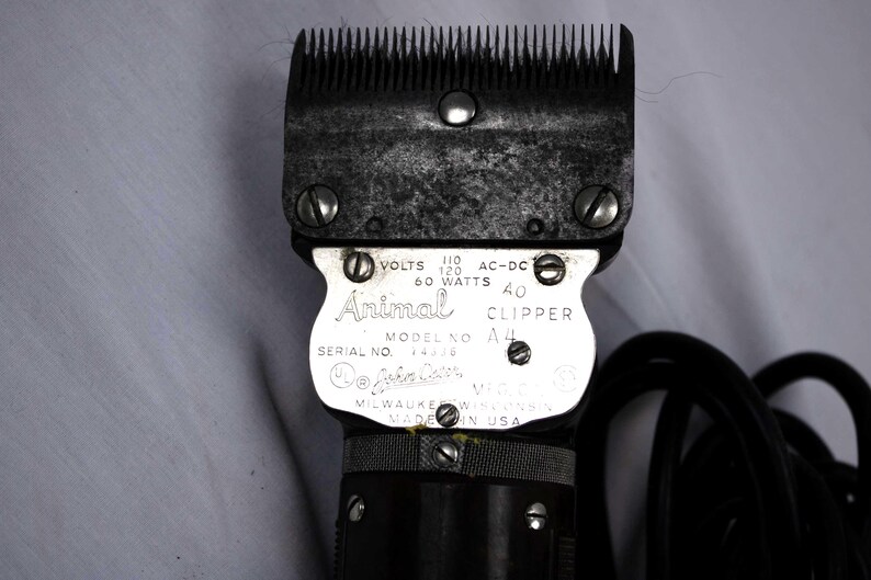 Vintage Working Oster Model A4 Animal Clipper – 60W – Milwaukee, USA ...