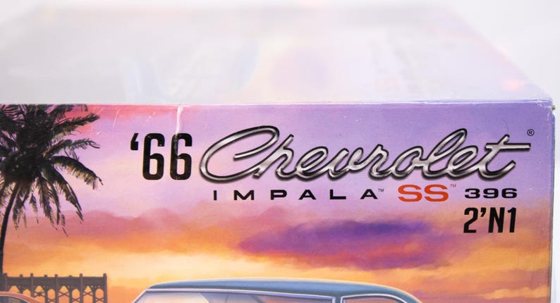 Vintage Revell '66 Chevy Impala SS 396 Model Kit – 1:25 Scale, New in ...