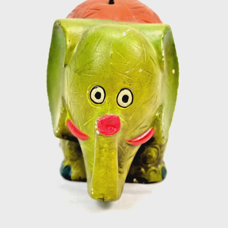 Chalkware Elephants - Etsy