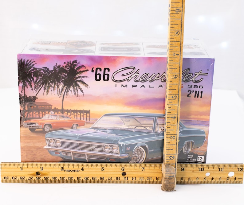 Vintage Revell '66 Chevy Impala SS 396 Model Kit – 1:25 Scale, New in ...
