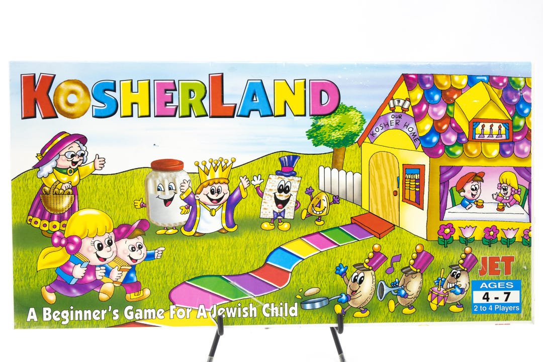 Vintage Kosherland Board Game: 1985 Jewish Family Game Night - Etsy