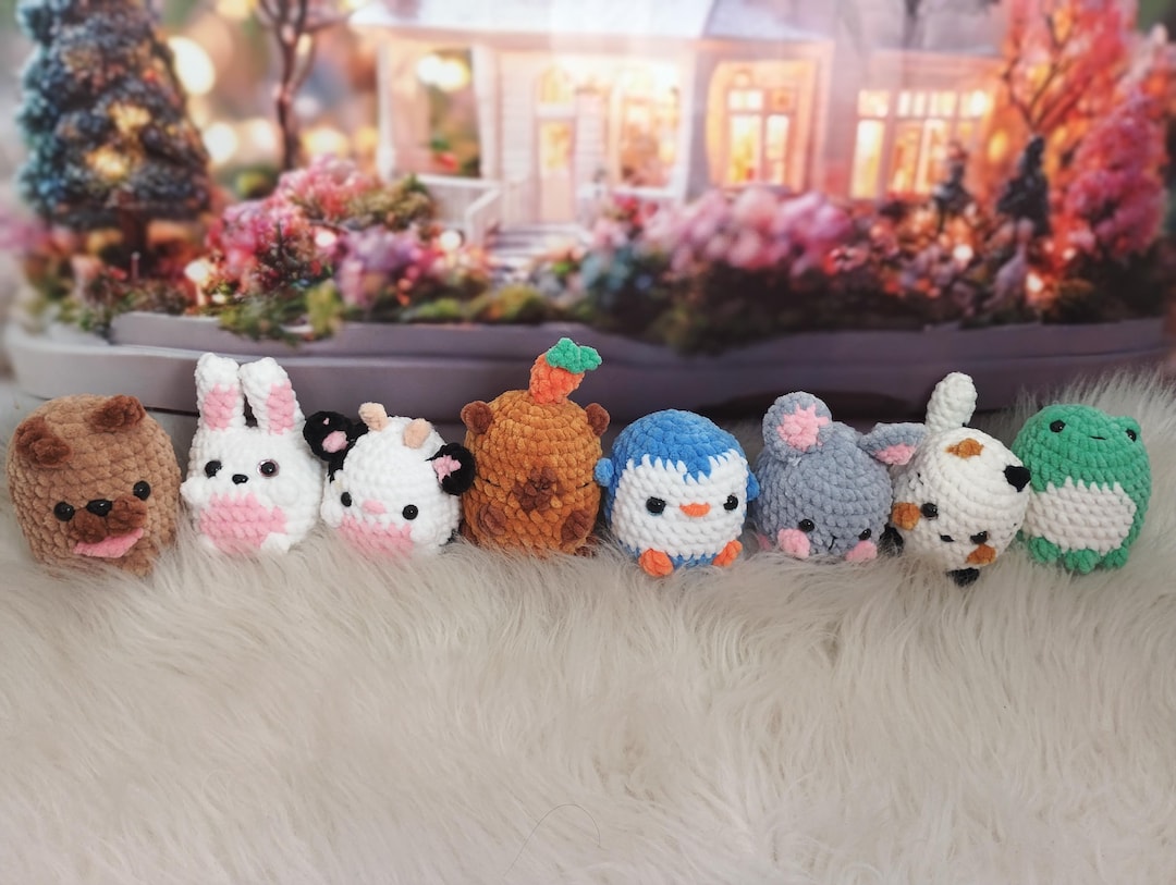 Handmade Crochet Amigurumi Animals: Plush Frog, Bunny, Penguin & More ...
