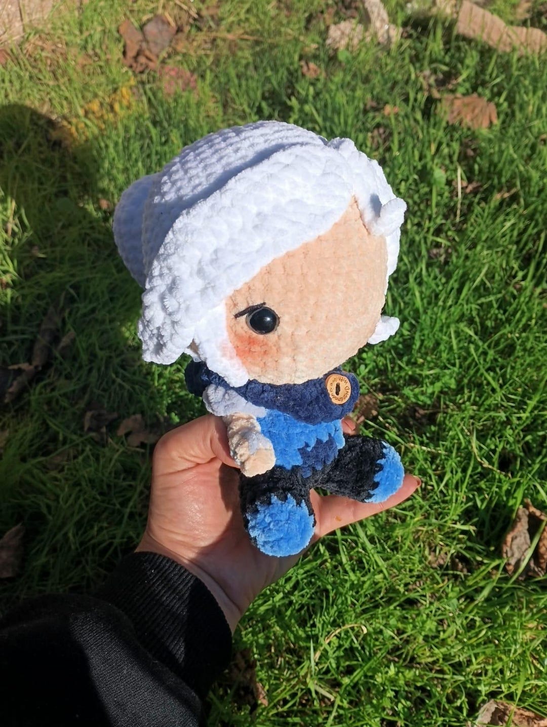 Valorant Jett Plush Amigurumi %100 Handmade and Velvet Yarn, Gamer Gift ...