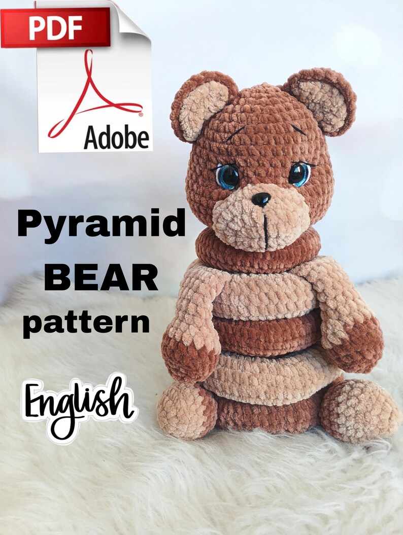 CROCHET PATTERN PYRAMID Bear - Etsy