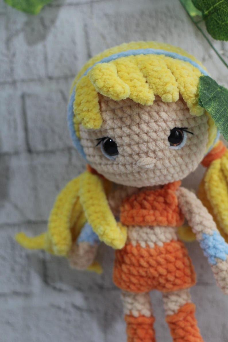 Crochet Winx Club Stella Plush – Handmade Crochet Doll – Soft Plush ...