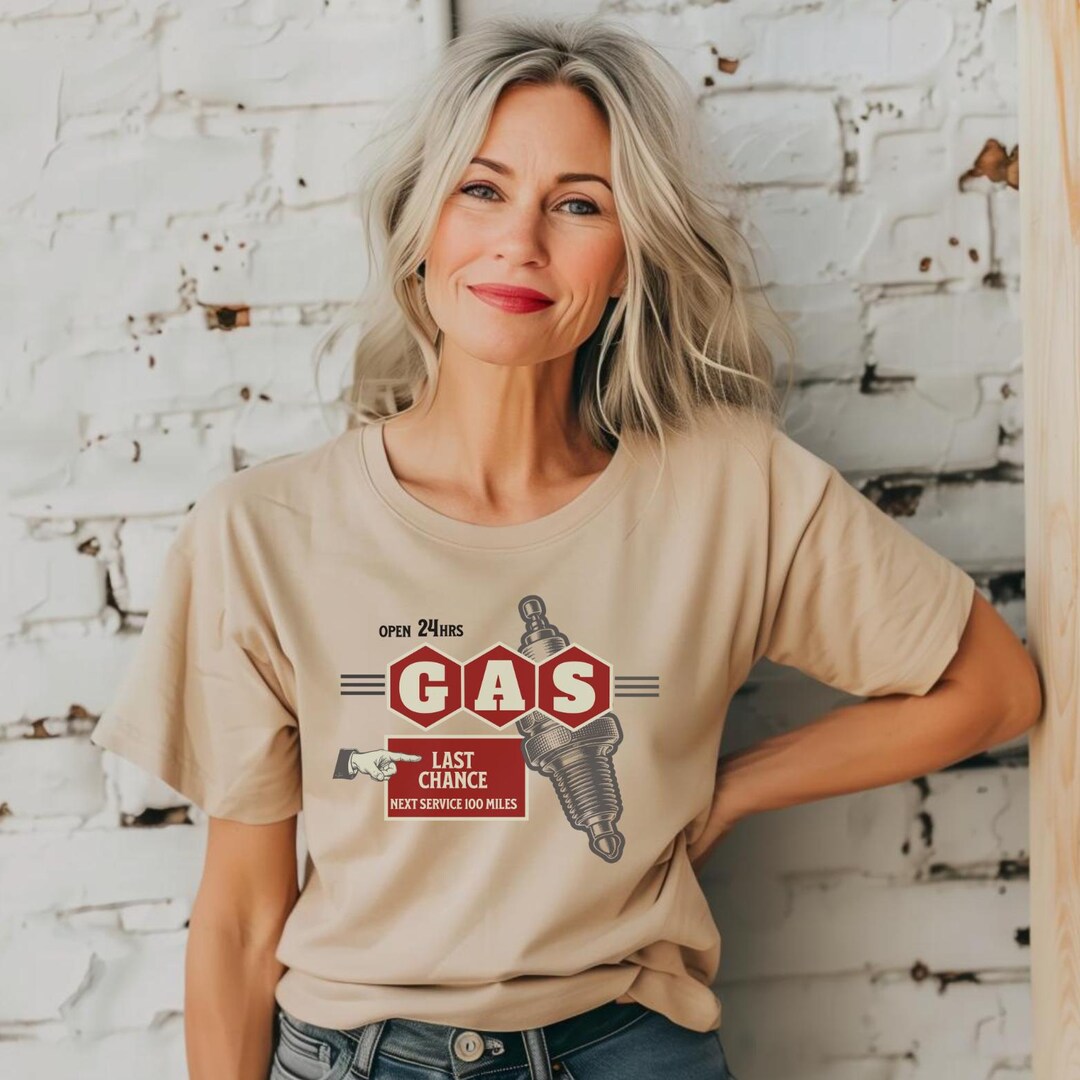 Vintage Gas Station Unisex Jersey Short Sleeve Tee - Retro Bella+canvas ...