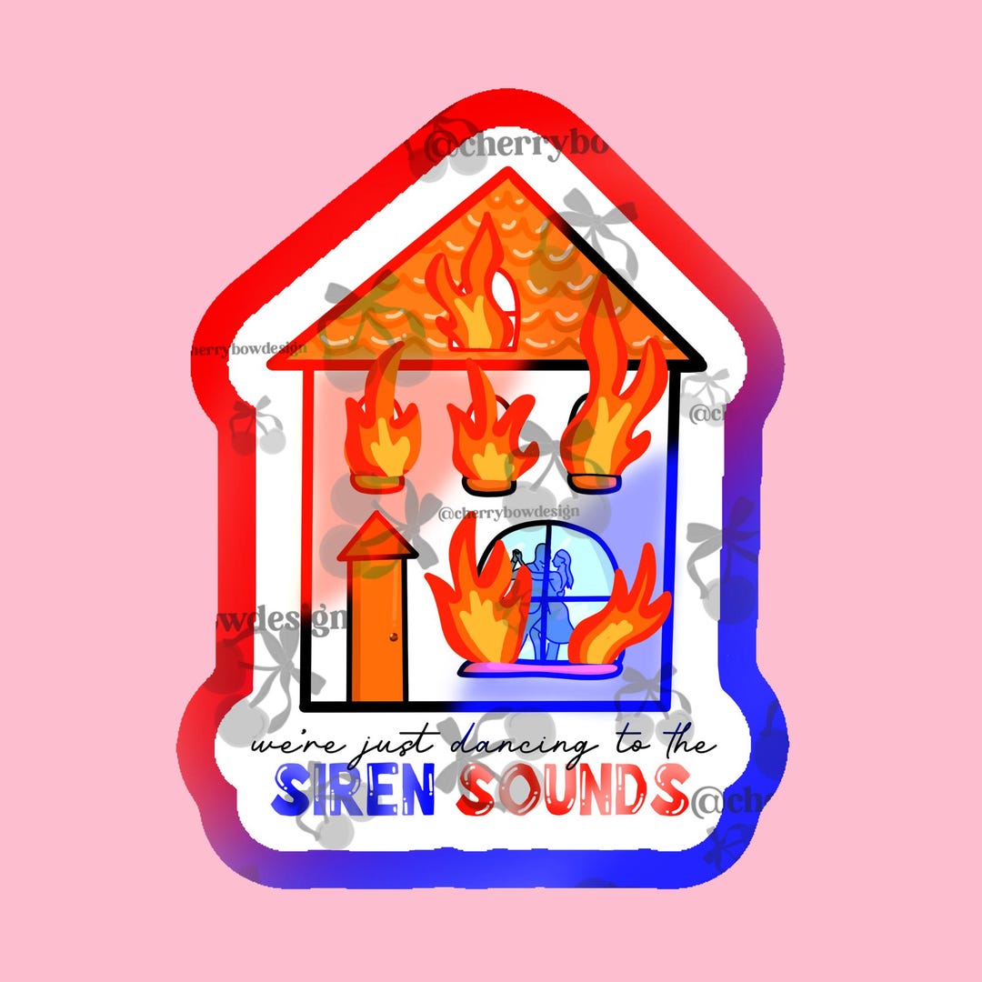 Stickers Glossy Sticker Tate Mcrae Siren Sounds Miss Possessive Music ...