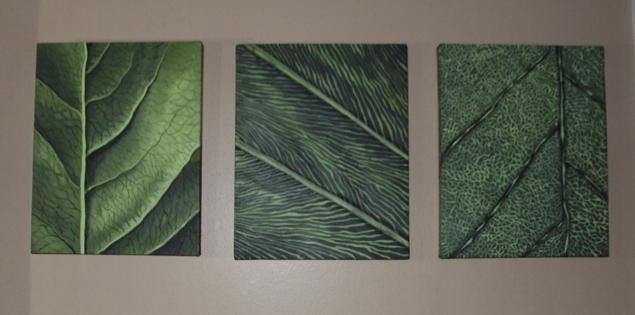 A Jazzy Leaf - Macro Painting- Close up of Leaf - Abstract Art ...