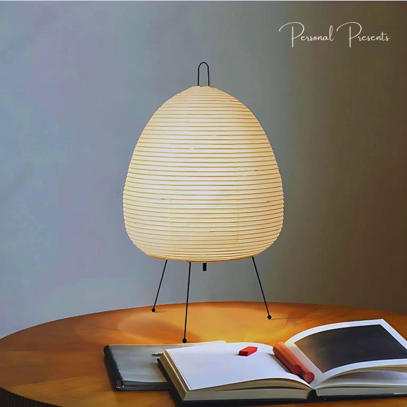 Japanese Decor Lamp, Japanese Rice Paper Shade Lamp, Japanese Design ...