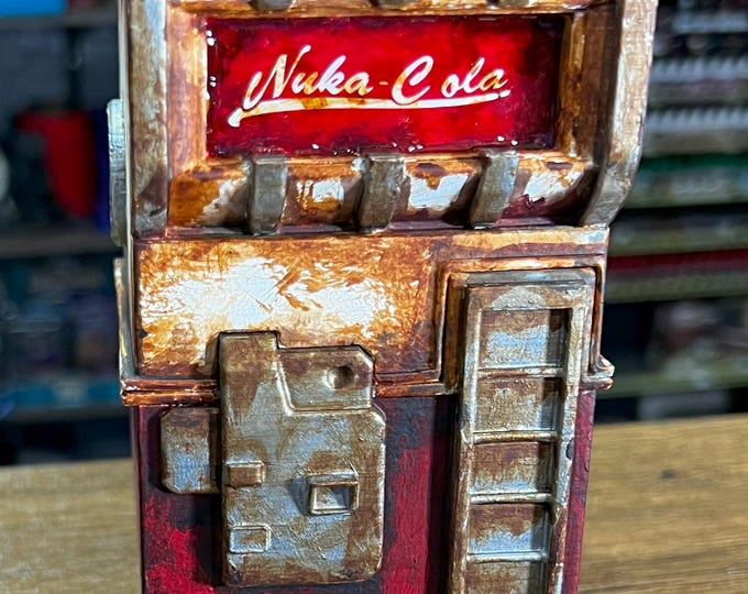 Fallout Nuka-a-cola Vending Machine Deck Box Handcrafted Card Storage ...